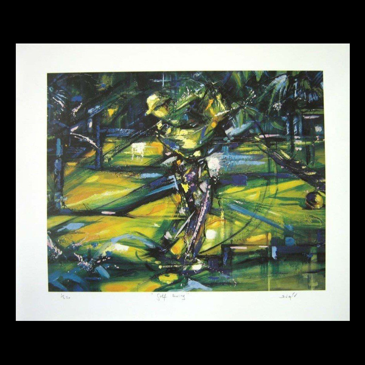 Gold Swing - Artist Proof EDITION 25 19'' x 24'' - Duaiv