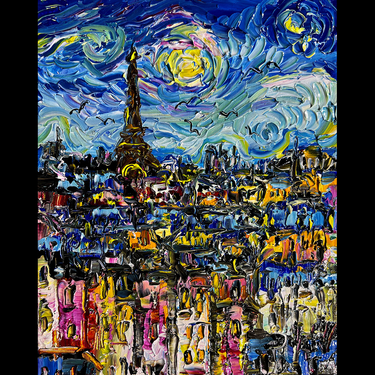 Paris Mouettes 10'' x 8'' - Duaiv