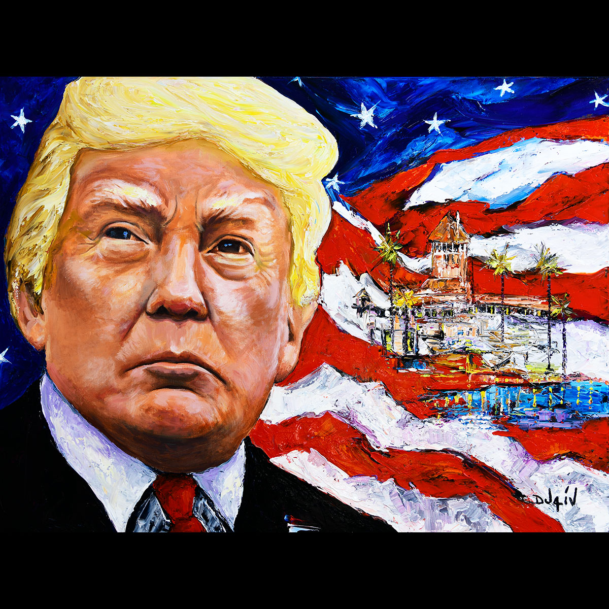 Donald j Trump 45th President of the United States 30'' x 40'' - Duaiv