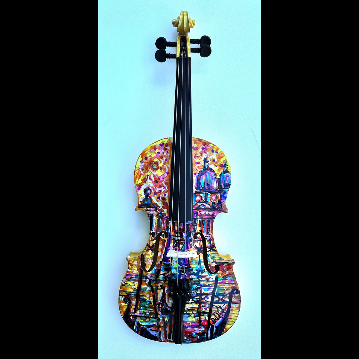 Venice Violin DUAIV SCULPTURE 23'' x 8'' x 3'' - Duaiv